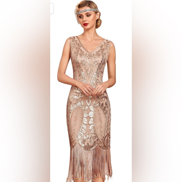 PrettyGuide | Dresses | Prettyguide Womens Flapper Dress Paisley Sequin ...